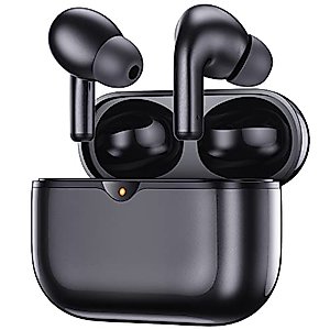 leuxe SOUCON ORYTO Wireless Earbuds 35Hrs Playtime TWS Bluetooth 5.0 Headphones Hi-Fi Stereo Sound in-Ear Earphones Touch Control Headset with Charging Case & Built-in Mic for Call Music, Black