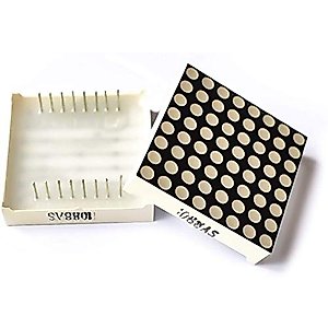 ZYM119 Smart Electronics 3mm 8 X 8 Led Lattice Bright Red Dot Matrix Module 8X8 8x8 Circuit Board