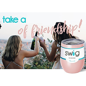 Turquoise Swig Wine Tumbler