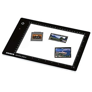 Kaiser Slimlite Plano 5000K 8x11" Battery/AC Lightbox with USB Cable and Charging Adapter