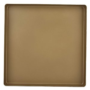 Aluminum Alloy Non-Stick Baking Tray, Square Shape Baking Sheet 28 x 28 x 3 cm, Gold