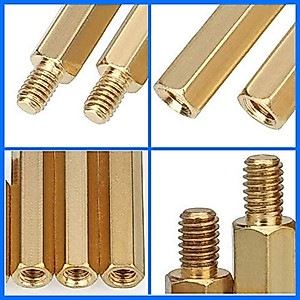 MMOBIEL M2 Brass Hex Nut Standoff Space Pillar and PC Screw M2 SSD Mounting Kit for M2 Drives Asus Motherboard M2 Screw + Hew Nut Stand Off Spacer (5 Sets) incl Screwdriver