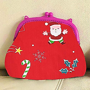 EXCEART Fabric Fabric Christmas Fabric 8Pcs Xmas Cotton Clothes Hand DIY Bundles Patchworks Quilted Quilting