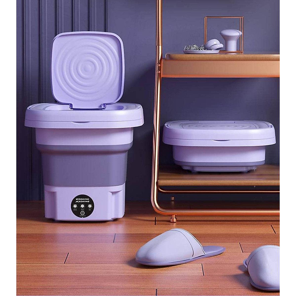 Little Washing Machine，Folding Washing Machine Mini Portable Household Fully Automatic Washing And Stripping Integrated Cleaning Machine