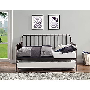 Lexicon Fafard Metal Daybed with Trundle