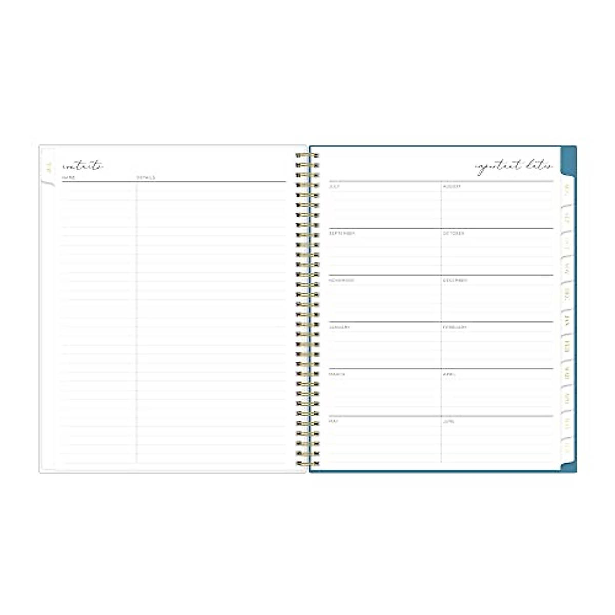 2023-2024 Blue Sky™ Life Note it® CYO Weekly/Monthly Academic Planning Calendar with Notes, 8-1/2" x 11", Bella, July 2023 to June 2024, 142181