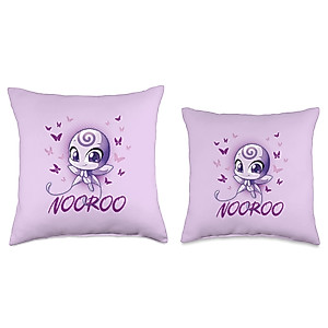 Miraculous Ladybug Kwamis Collection with Nooroo Throw Pillow