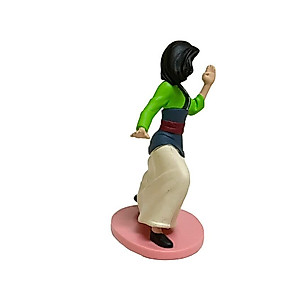Mulan Playful In Action PVC Cake Topper Figure Figurine Rare Collect New 3” Gift
