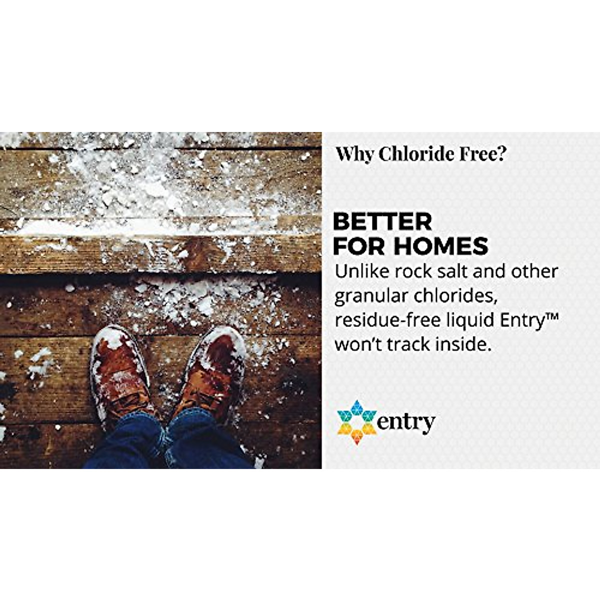 Branch Creek Entry Chloride-Free, Non-Toxic, Liquid Snow and Ice Melt Certified Safe for Pets, Plants, Floors, Concrete, Sidewalks, and Metal for Residential or Commercial Use (0.5 Gallon)