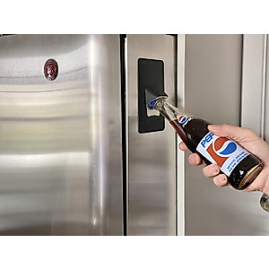 30 Watt CAPSKI | Silicone Portable Movable Man Cave Bottle Opener | No Screws or Glues | Grips Shiny Surface | Man Cave Gift