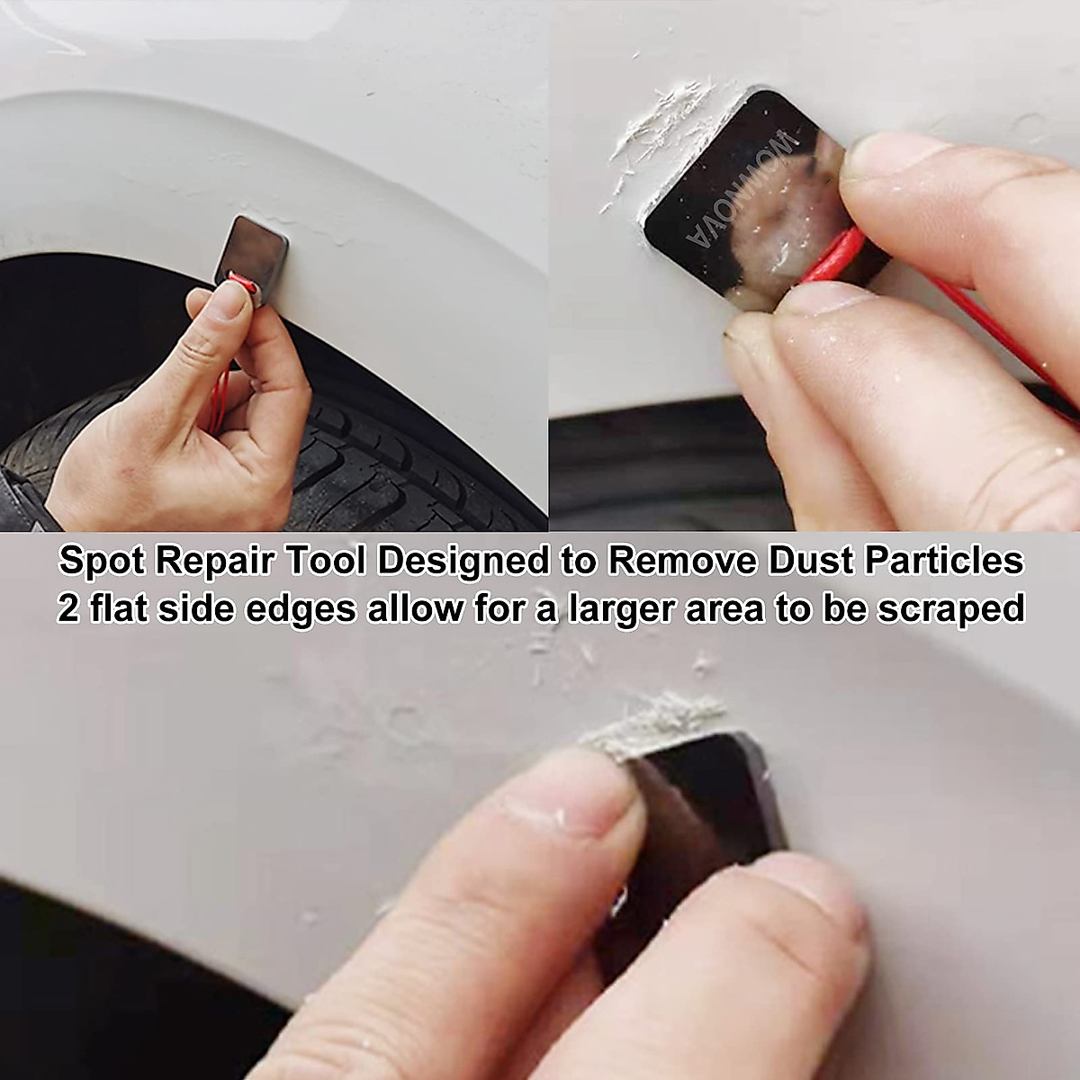 WOWNOVA Carbide Spot Repair Scraper Painters Denibber Spot Repair Tool