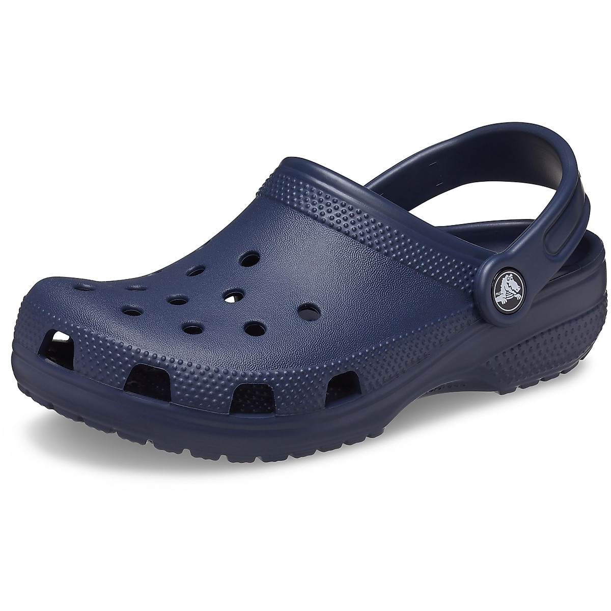 Crocs Unisex-Child Classic Clogs, Navy/Navy, 4 Big Kid