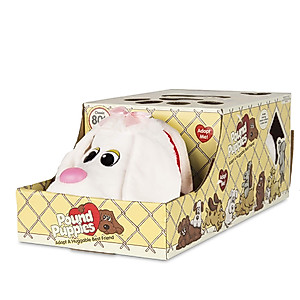 Pound Puppies Classic Stuffed Animal Plush Toy - Great Gift for Girls & Boys - 17" - White Poodle (Amazon Exclusive)