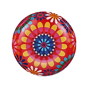 French Bull Melamine Dinnerware Shatterproof BPA Free Dishwasher Safe Large Serving Bowl, Salad Bowl, Pasta Bowl, For Soup, Dessert, Kitchen, Mixing, Fruit (11" Serving Bowl, Festival)