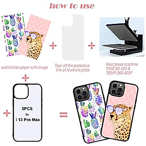 15 Pieces Sublimation Blanks Phone Case Bulk Cover Protective Anti-Scratch Soft Shockproof Slim Covers Compatible with iPhone, 3 Models (Compatible with iPhone 13 Pro, 13, 13 Pro Max, Black)