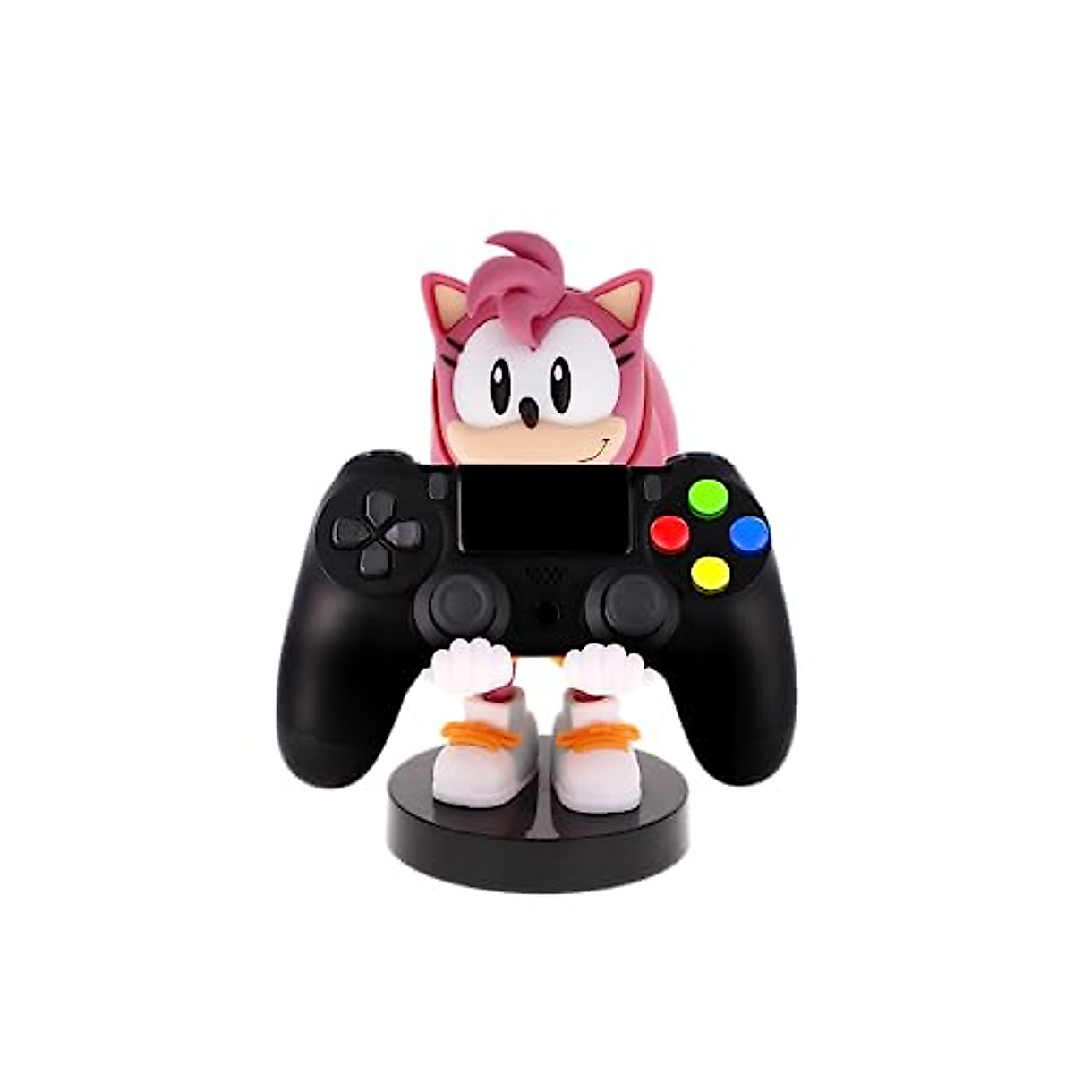 Exquisite Gaming: SEGA: Amy Rose - Original Mobile Phone & Gaming Controller Holder, Device Stand, Cable Guys, Sonic the Hedgehog Licensed Figure