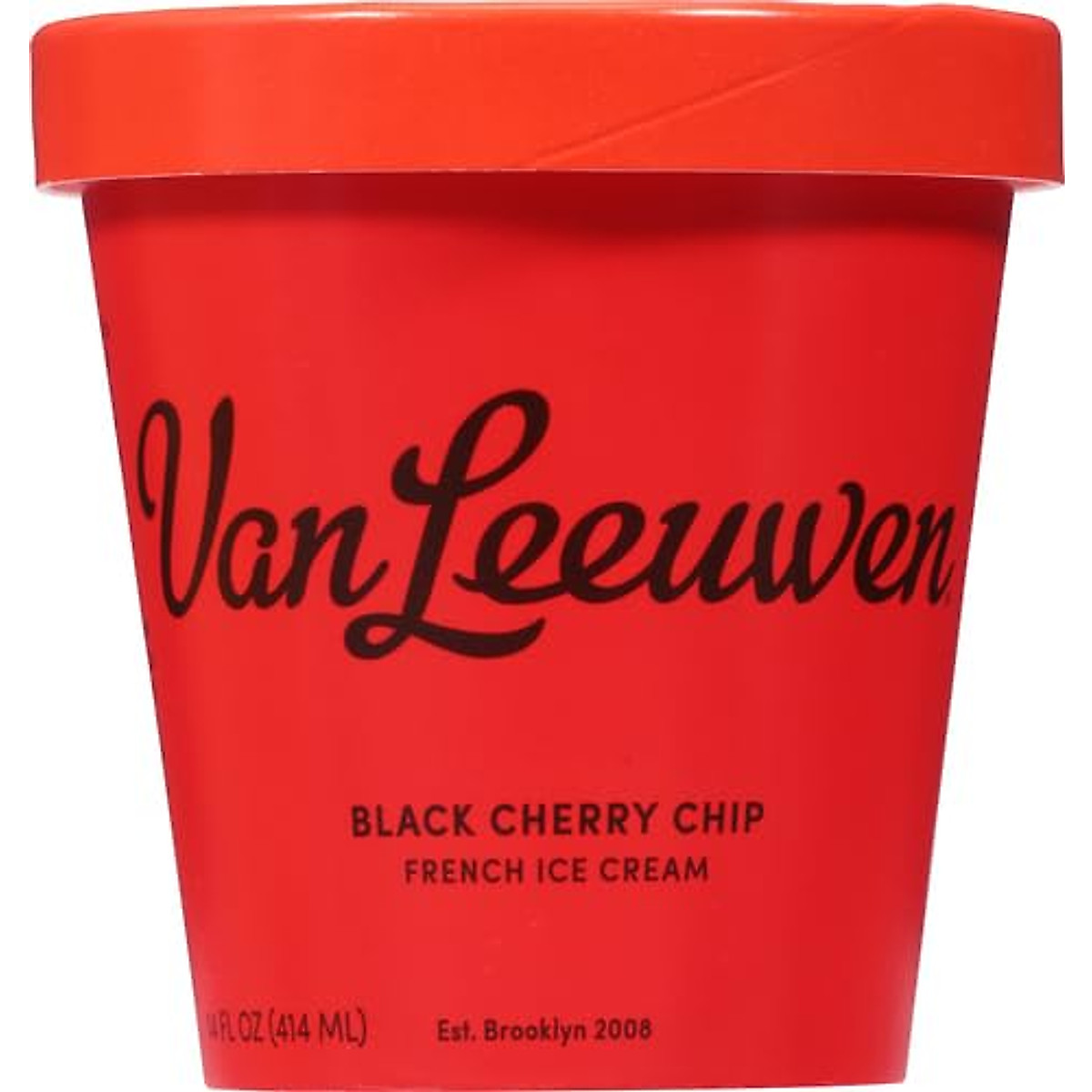 Van Leeuwen Black Cherry Chip Ice Cream 14 oz