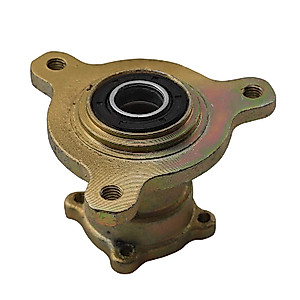 WPHMOTO Front Disc Brake Wheel Rim Hub with Steering Knuckle Kit for 110cc 125cc Quad Dirt Bike ATV Go Kart Buggy 4 Wheeler