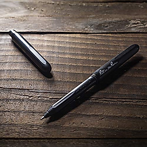 Rite in the Rain All-Weather EDC Pen, Black Pokka 2-Pack, Black 0.9mm Ink, Fine Point (No. BK92)