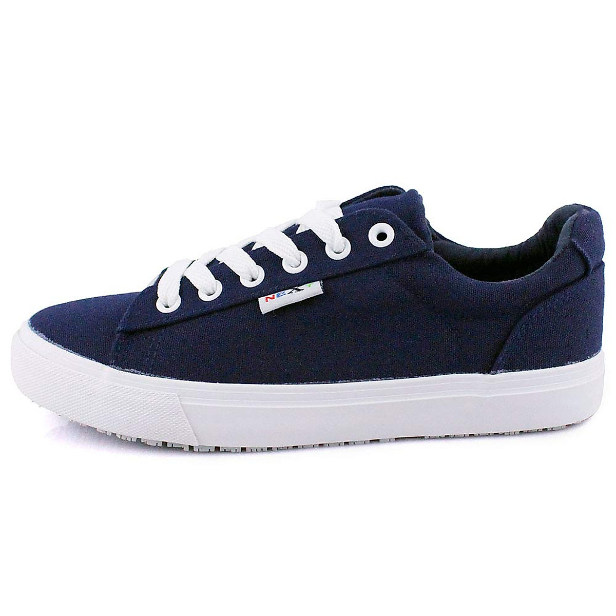 Laforst Next Gen Footwear Women's Christy 3327 Slip Resistant Sneaker, Navy, 9