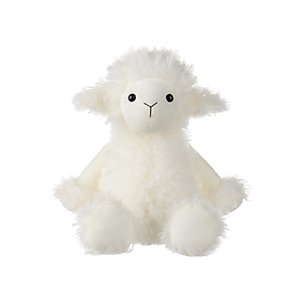 Apricot Lamb Toys Plush White Plush Lamb Stuffed Animal Soft Cuddly Perfect for Child （White Plush Lamb ，8.5 Inches