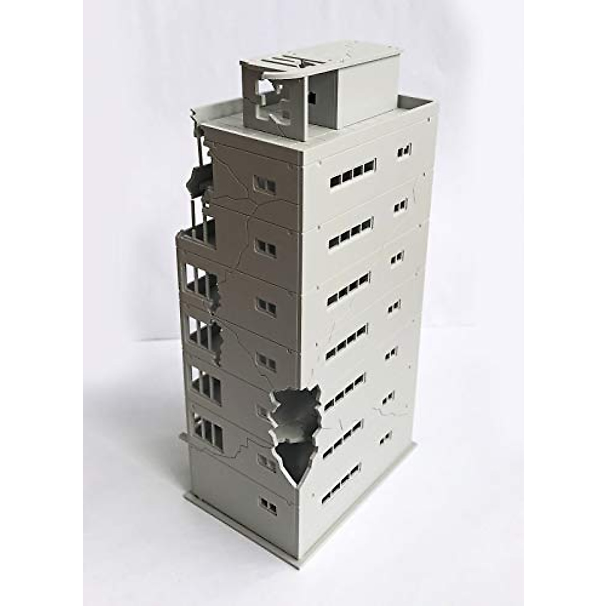 Outland Models Railway Scenery City Ruin Building Damaged Abandoned Mall N Scale