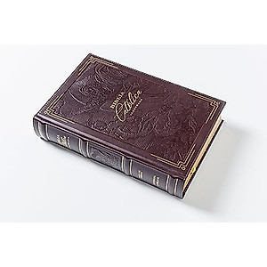 Biblia Católica, Ilustrada, Piel genuina, Café, Comfort Print (Spanish Edition)