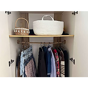 HAODOPSTY Space Saving Pants Hangers with Clips - Ideal Skirt Hanger for Women - Organize Your Closet Efficiently, Chrome, 4Pack