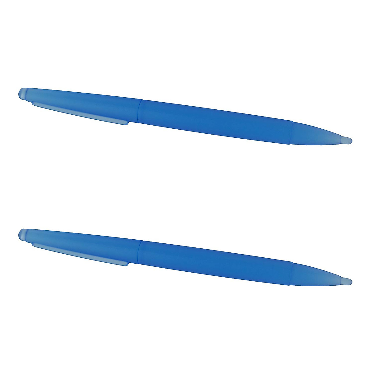 Assecure Large Semi Transparent Stylus Pens for Nintendo DS Family - 2 Pack Blue | ZedLabz