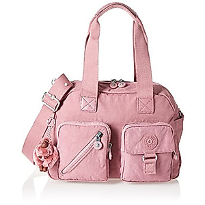 Kipling Womens Women's Cool Defea Bag, Organize Accessories, Adjustable Strap, Nylon Travel Shoulder Bag, Sweet Pink, 13 L x 9.5 H 7.5 D US