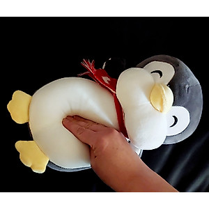 Selexa Pingy 12 inch Cute Gray Penguin Stuffed Animal; Plushie Bedtime Toy; Penguins Plush Toys for Valentines Day, Easter, Christmas; Plushies Gifts for Adults, Kids (Boys, Girls), Toddlers (3yrs+)