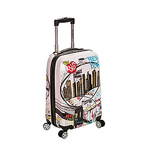 Rockland Departure Hardside Spinner Wheel Luggage Set, New York, 2-Piece (20/28)