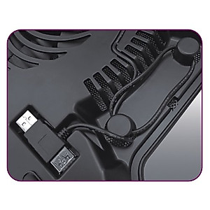 Cooler Master NotePal X-Slim Ultra-Slim Laptop Cooling Pad with 160mm Fan (R9-NBC-XSLI-GP),Black X-Slim