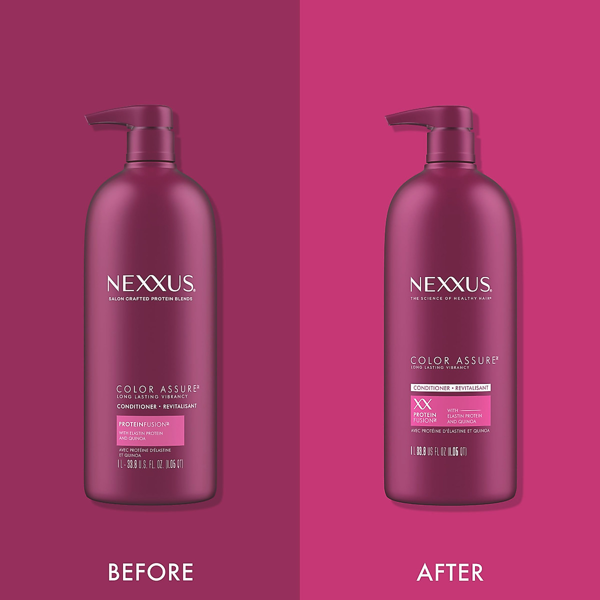 Nexxus Hair Color Assure Conditioner with ProteinFusion, For Color Treated Hair Color Hair Conditioner 33.8 oz