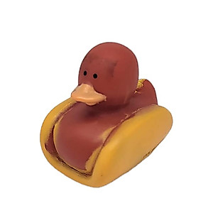 Cool Rubber Ducks (2") Standard Size. (12 Pack) Cute Duck Bath Tub Pool Toys. (Fast Food Rubber Duckies)