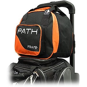 Pyramid Path Plus One Spare Tote Bowling Bag (Black/Orange)