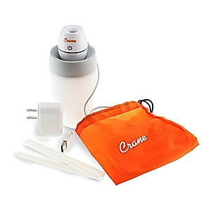 Crane USA INC EE-5950 Travel Ultrasonic Cool Mist Humidifier, 8-Ounces, 1 Count (Pack of 1), White