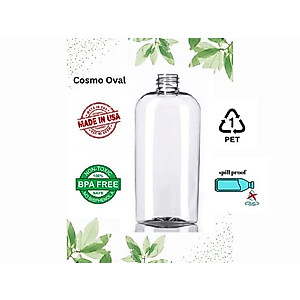 Plastic Bottles 8Oz / 250mL with Disk Top Gold Cap, Pack Of 3 bottles filling Shampoo Conditioner Lotion Oils. PET plastic, BPA free, reusable, Travel Toiletries disinfecting liquid cleaning supplies.