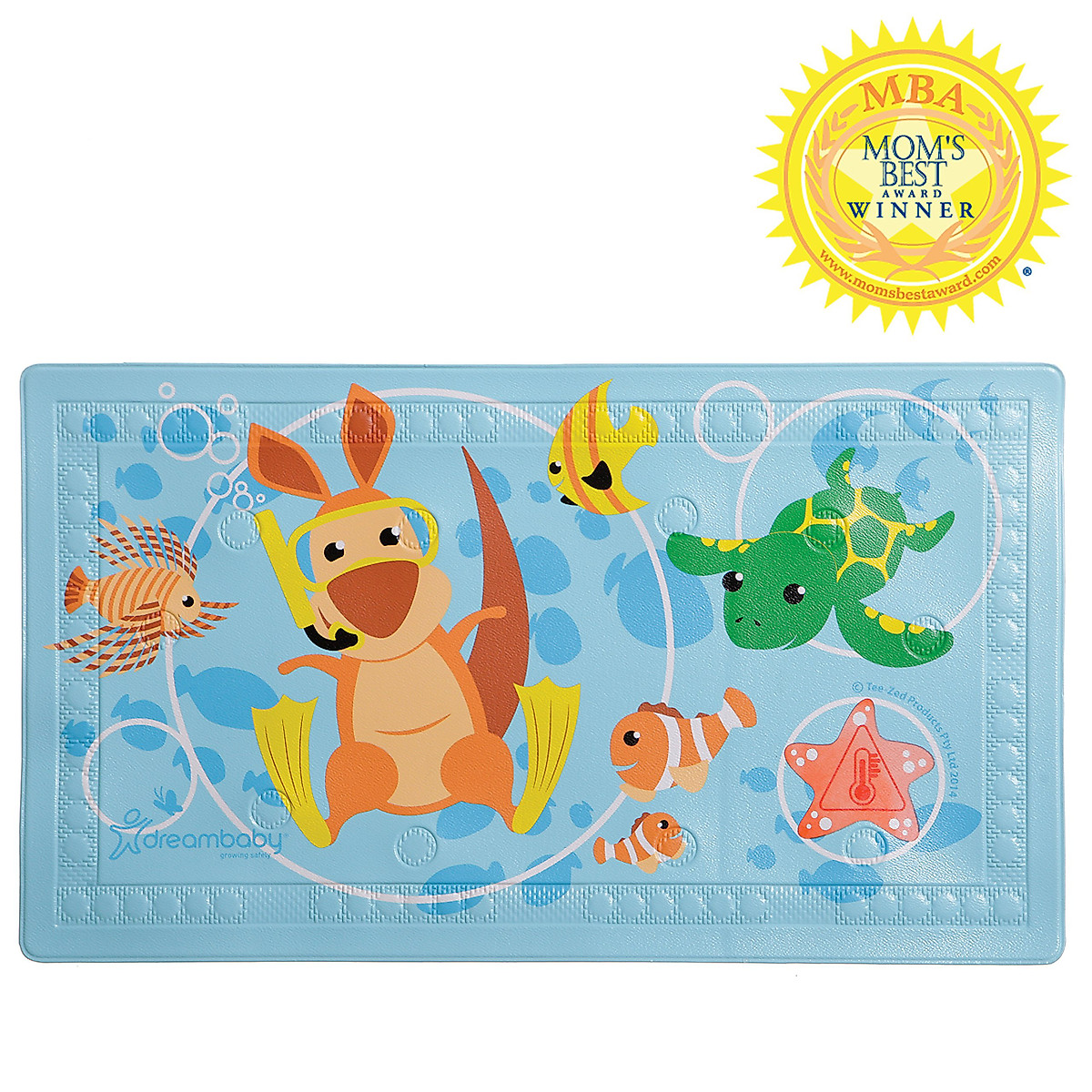 Dreambaby Anti-Slip Bath Mat with Too Hot Indicator