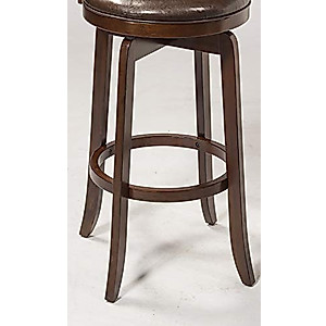 Hillsdale Presque Isle Swivel Stool, Bar Height, Cherry