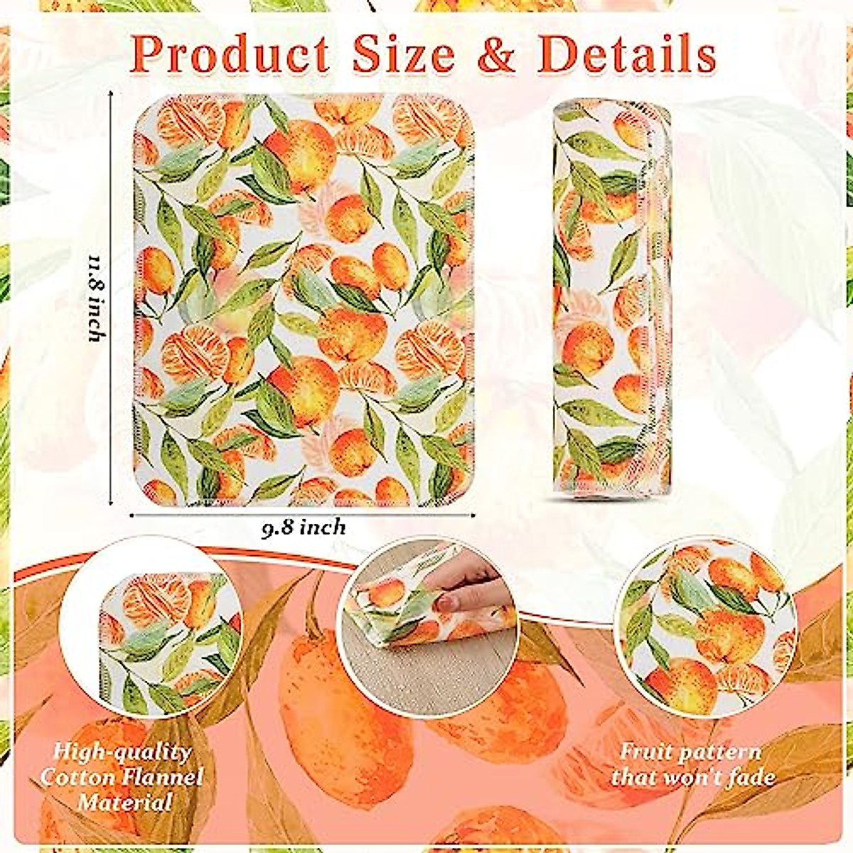 Maxdot 4 Rolls 48 pcs Reusable Paper Towels Roll Washable Cotton Flannel kitchen Towels Absorbent Paperless Cloth Towels with Cardboard Replacement Alternative Towel for Kitchen Cleaning Housekeeping