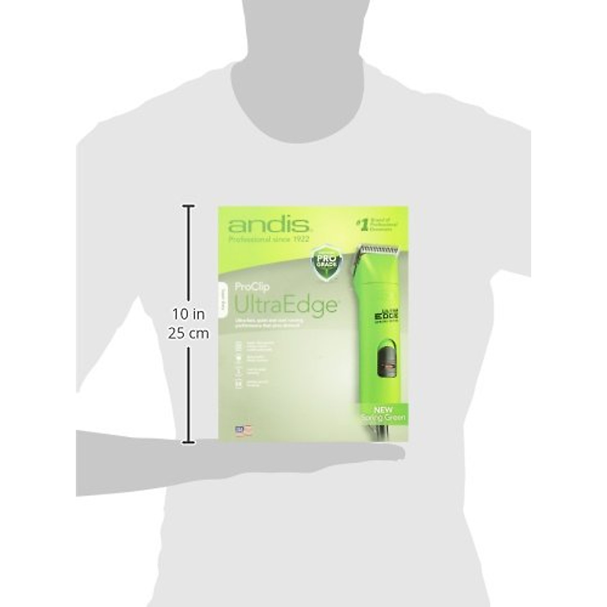 Andis ProClip AGC Super 2-Speed Plus Detachable Blade Clipper - Spring Green,dogs, house-cats