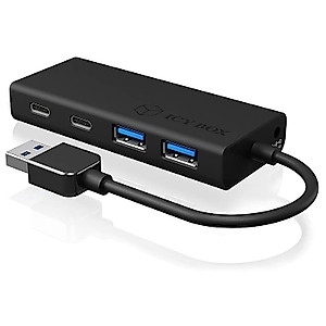 ICY BOX USB 3.0 Hub Type-A to 2X Type-A USB Ports, IB-HUB1426-U3