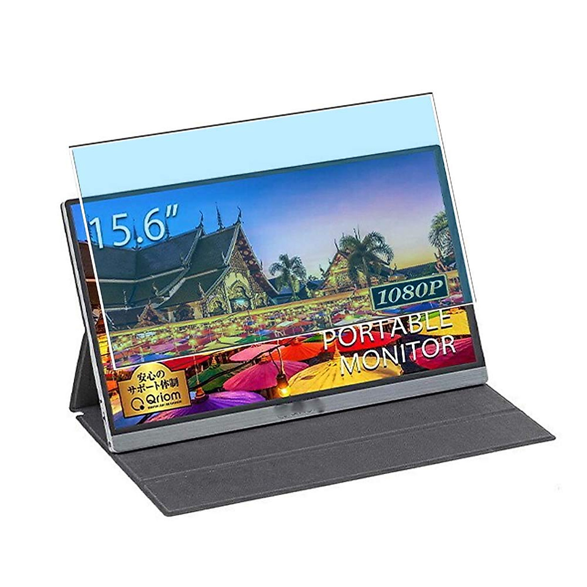 Puccy 2 Pack Anti Blue Light Screen Protector Film, compatible with YAMAZEN 山善 QMM-156 15.6" TPU Guard （ Not Tempered Glass Protectors ） New