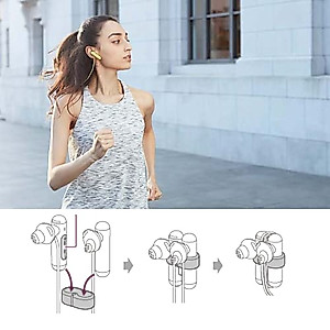 Sony Extra Bass Bluetooth Headphones, Wireless Sports Earbuds with Mic/Microphone, IPX4 Splashproof Stereo Comfort Gym Running Workout up to 8.5 Hour Battery, White (International Version)