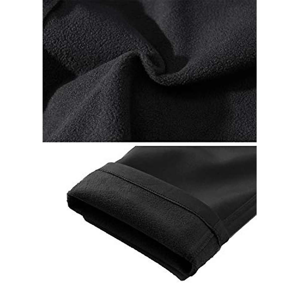 TACVASEN Men's Snow Ski Pants Insulated Thermal Warm Water Resistant Pants with Fleece Lined Utility Pockets Pants Mens Millitary Airsoft Army Pants