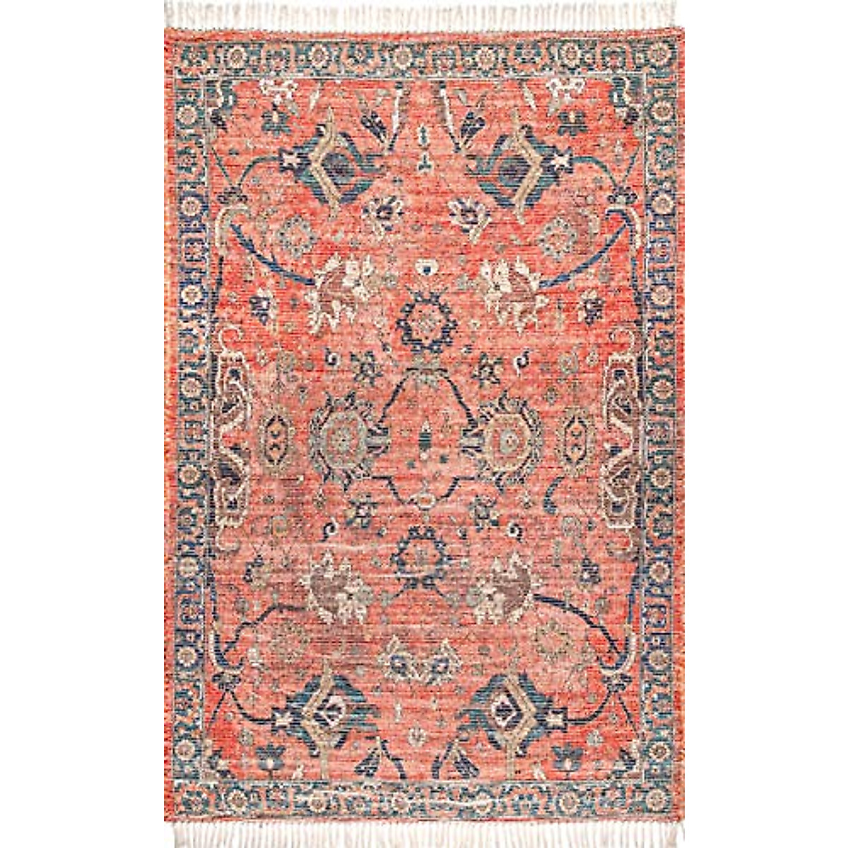 nuLOOM Sonja Flatweave Jute Area Rug, 3' x 5', Multi
