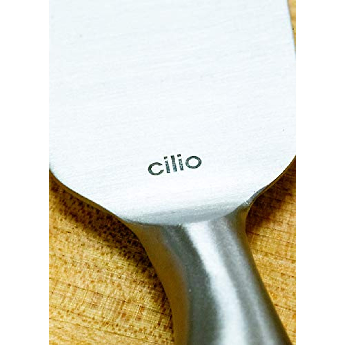 Cilio Piave Brushed Stainless Steel Cheese Knife in Wooden Box, Set of 4