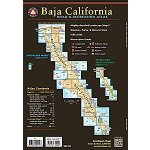 Baja California Road and Recreation Atlas - 2nd Edition, 2024 (Benchmark)
