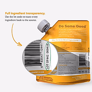 Open Farm Bone Broth, Food Topper for Both Dogs and Cats with Responsibly Sourced Meat and Superfoods without Artificial Flavors or Preservatives, 72oz (6 Pack Harvest Chicken)